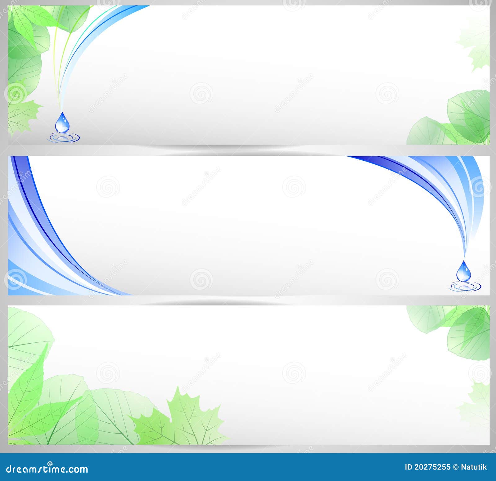 Environmental banner set stock vector. Illustration of business - 20275255