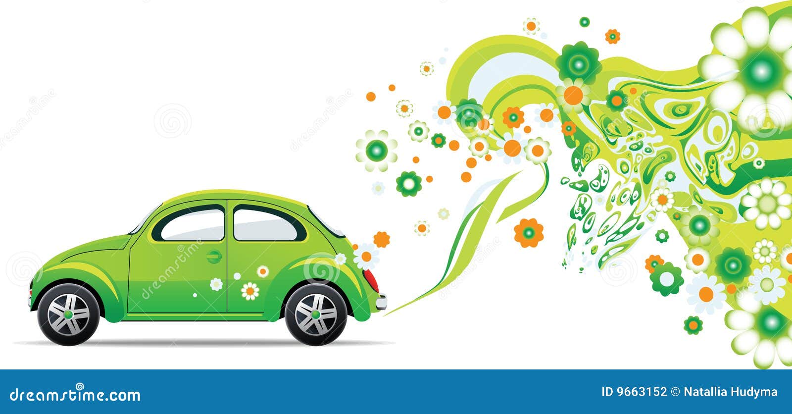 Environmental Car stock vector. Illustration of environment - 9663152