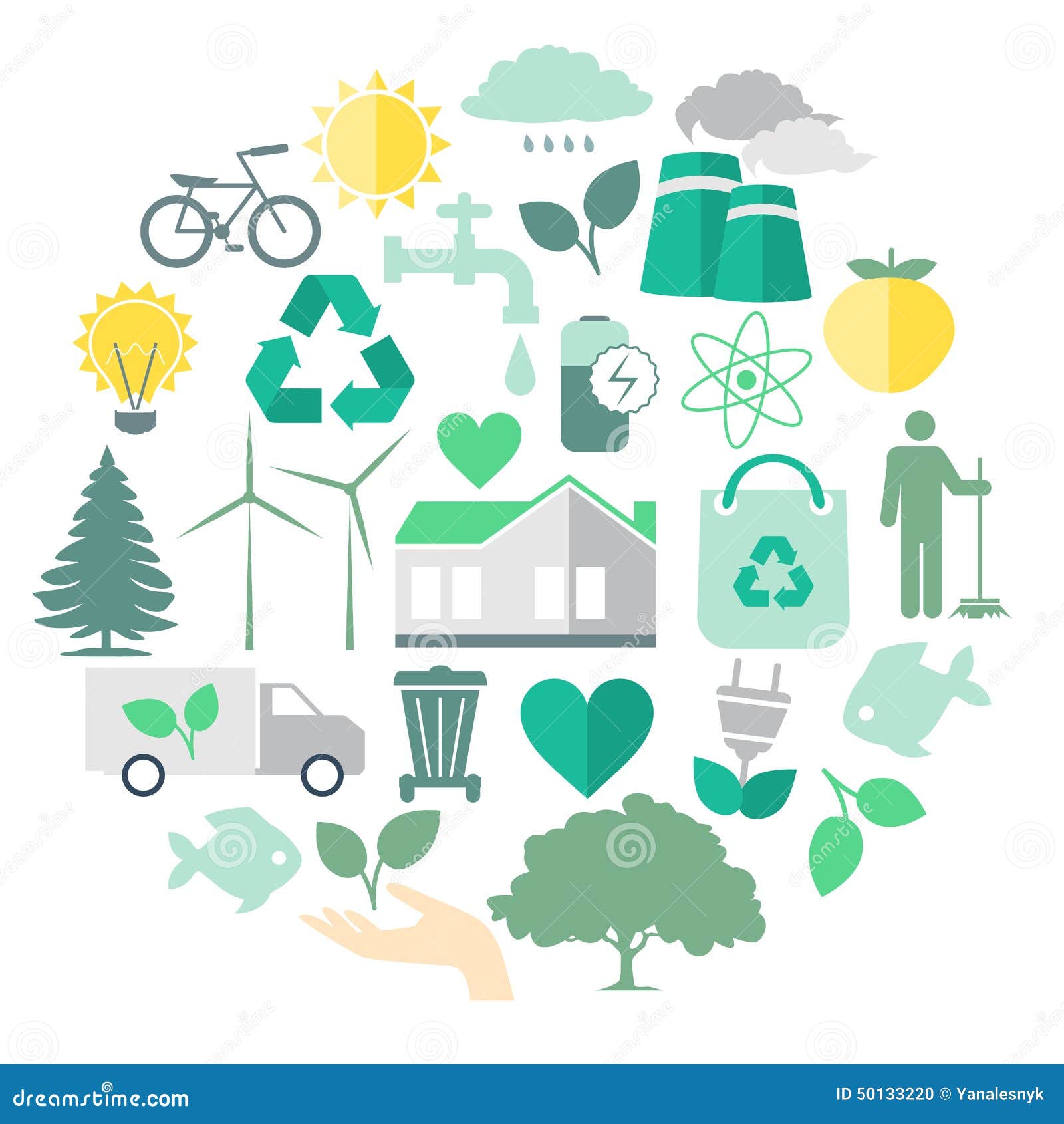 Environmental Care Vector Image Stock Vector - Illustration of ...