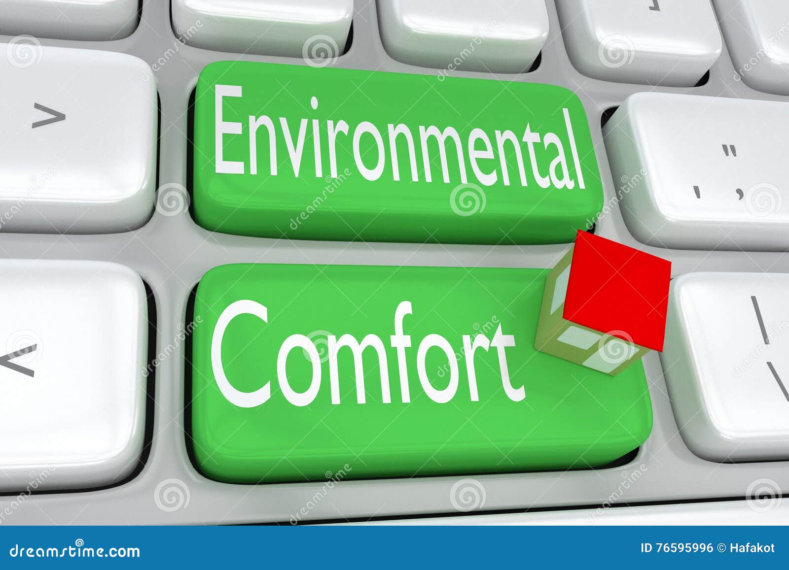 Environmental Comfort Concept Stock Illustration - Illustration of ...