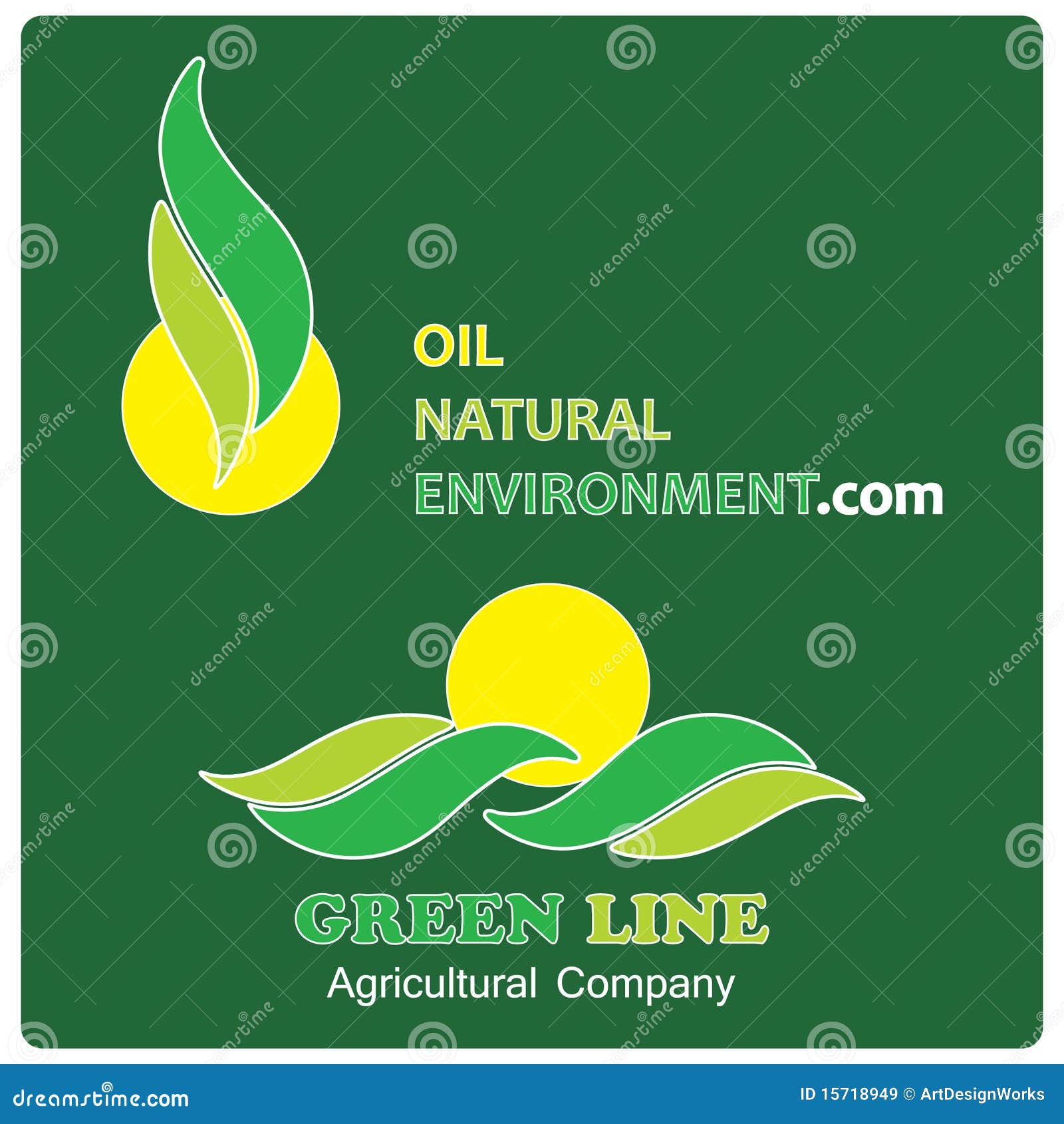 Environmental Company Logos Stock Vector - Illustration of illustrated ...
