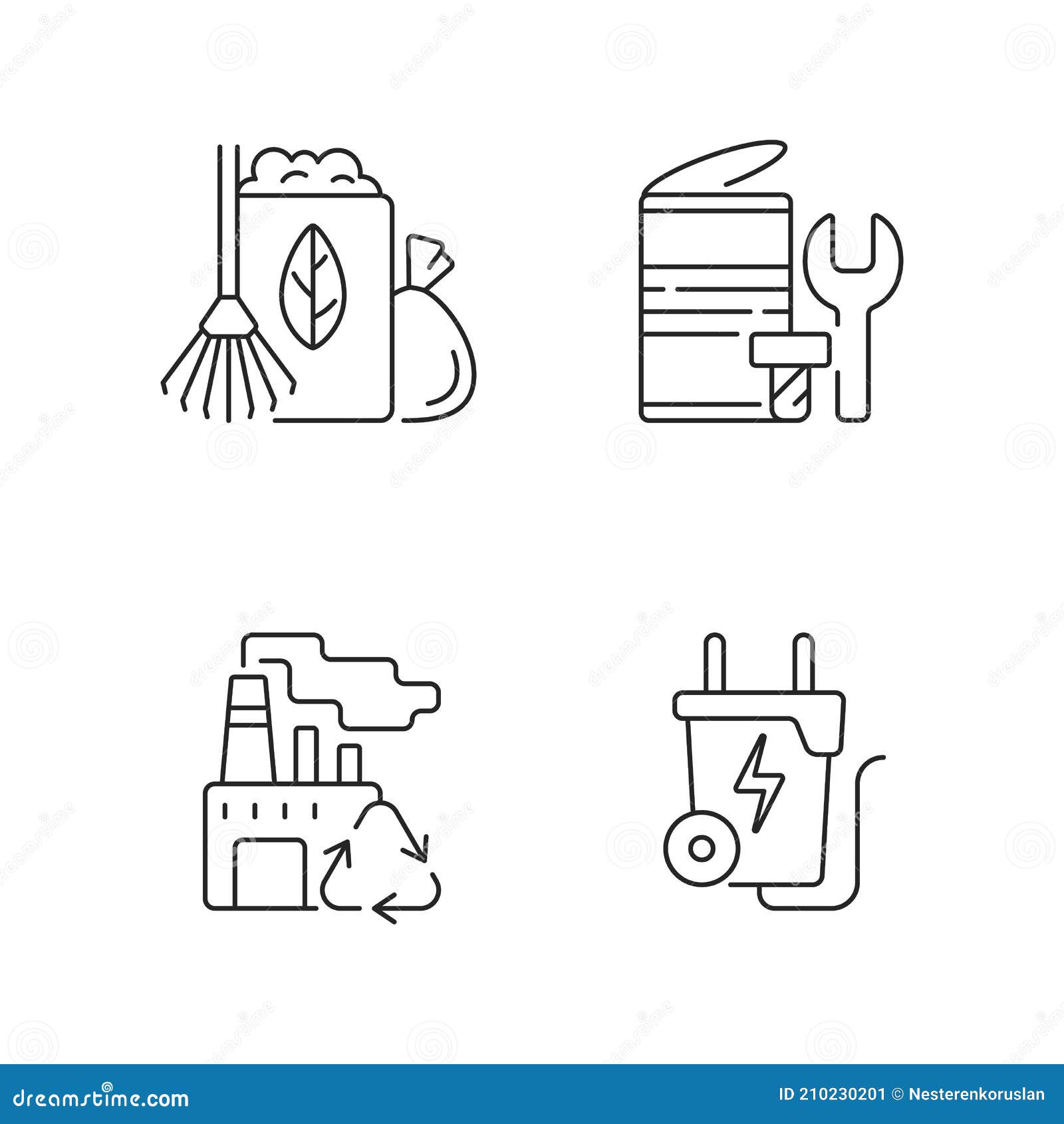 Concern Line Icon Concept. Concern Vector Linear Illustration, Symbol ...