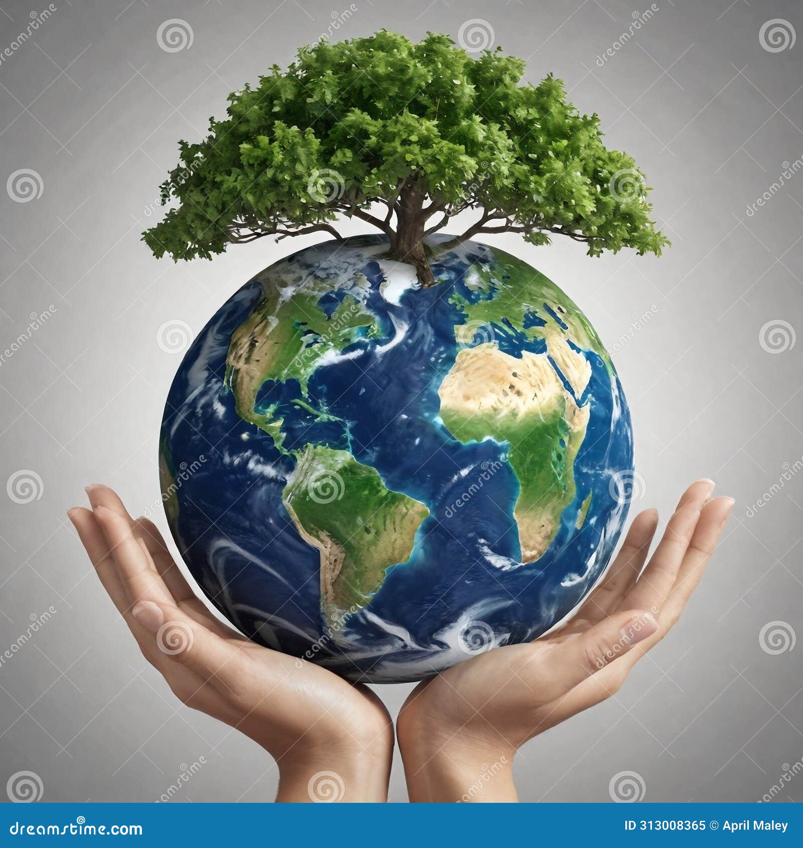 Eco Consciousness Hands Protect The Earth Symbol, Advocating For ...