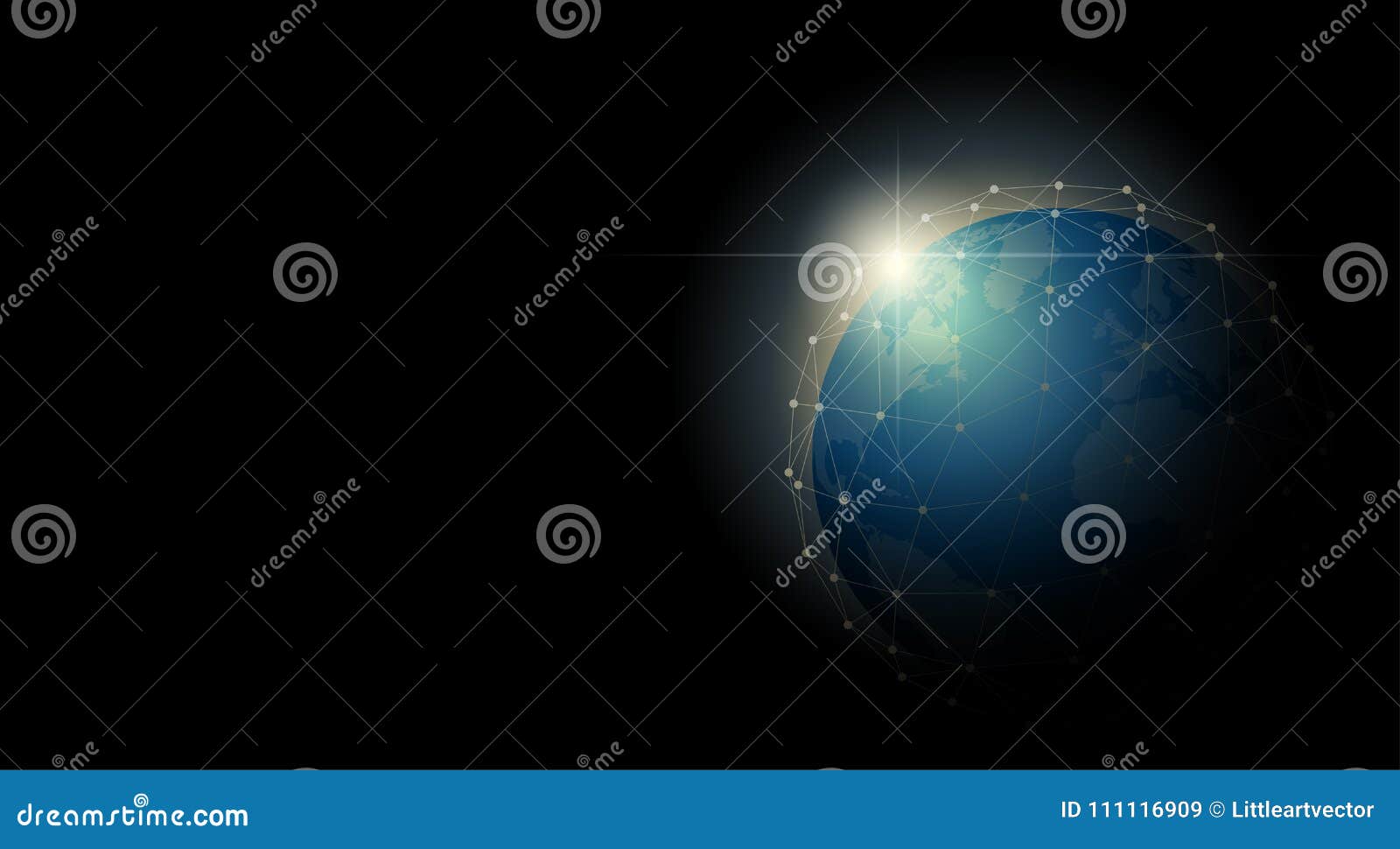 Environmental Conservation and Globalization Concept with Earth in ...