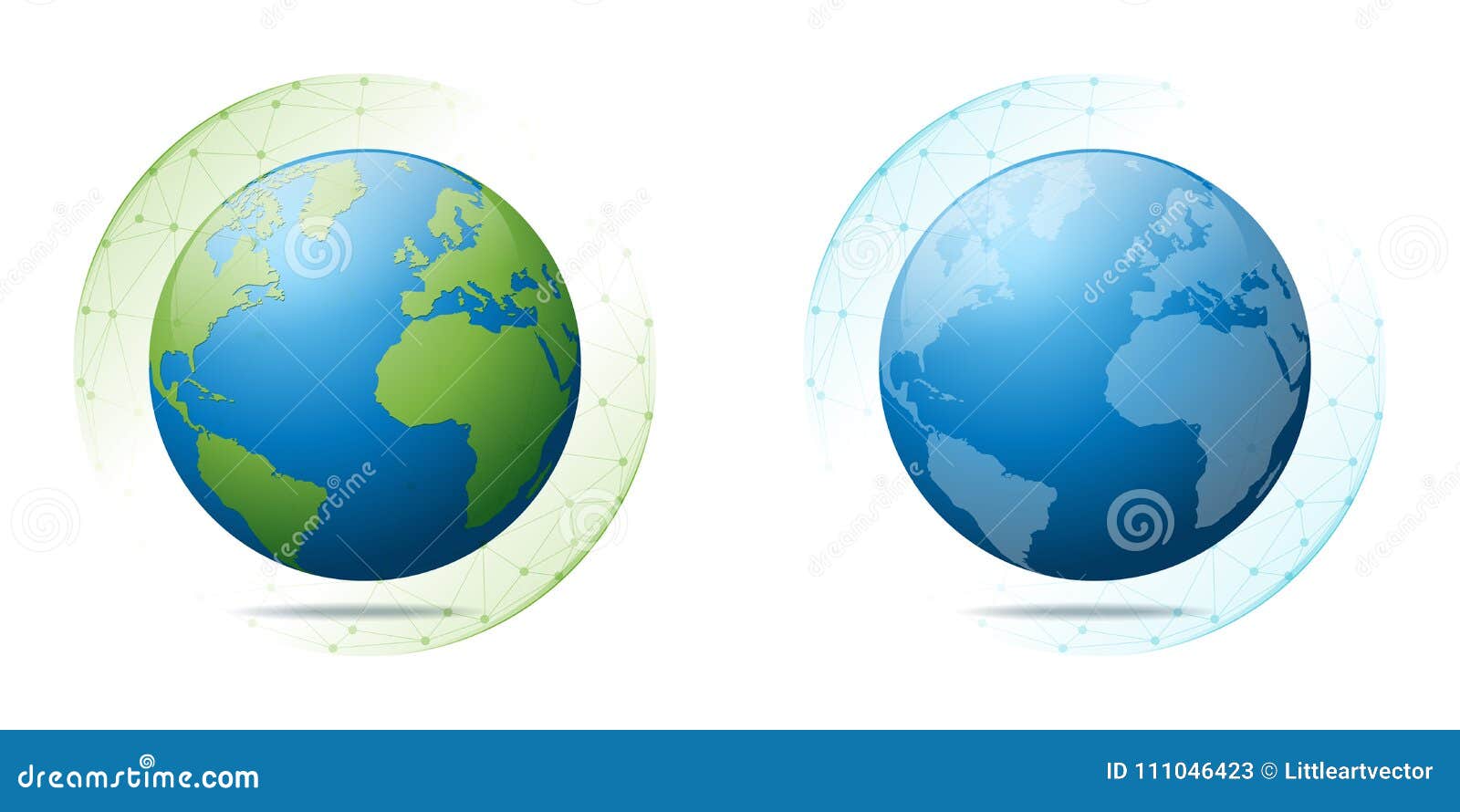 Environmental Conservation and Globalization Concept with Earth in ...