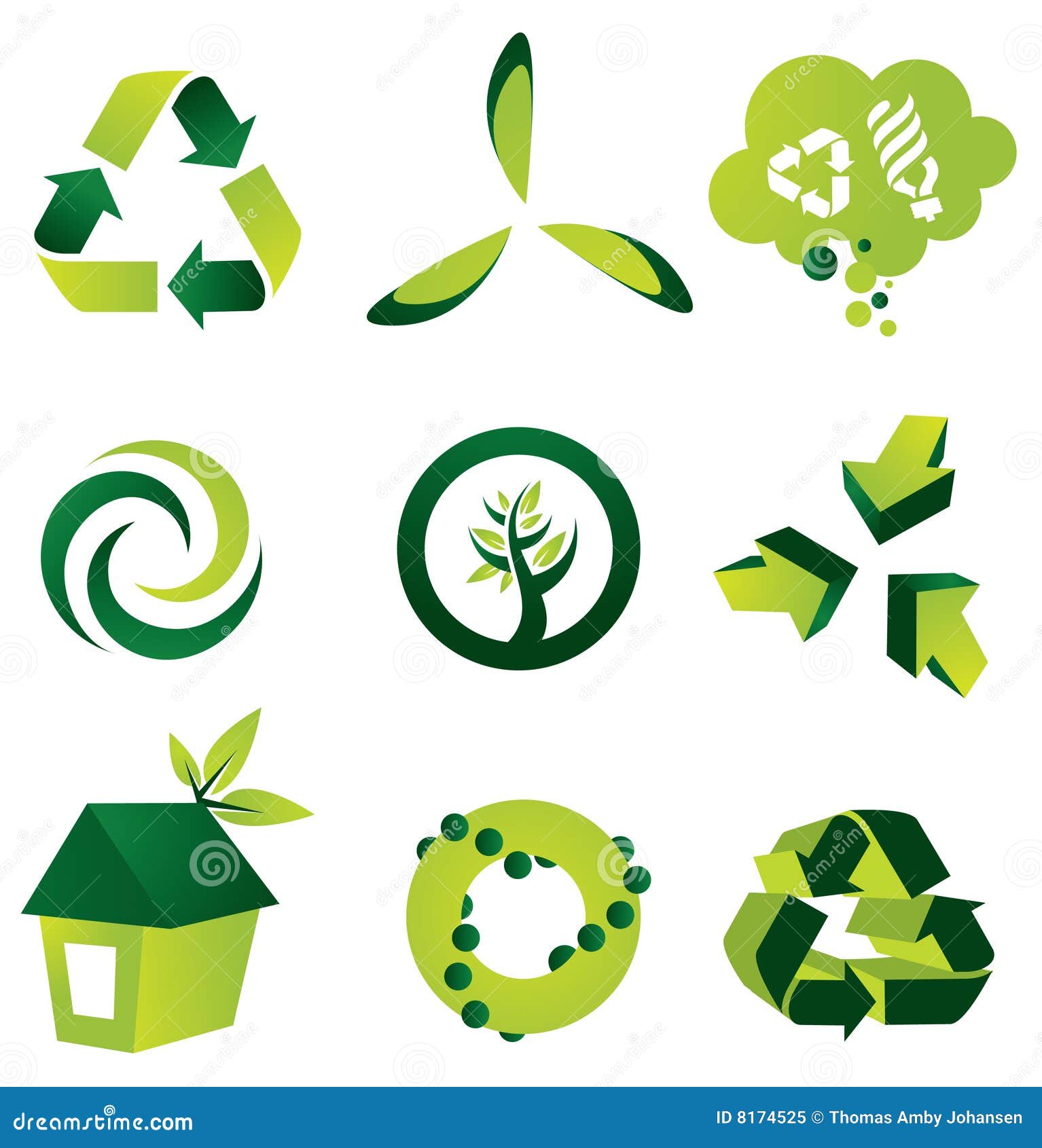 Environmental Design Elements Stock Vector - Illustration of ecology ...