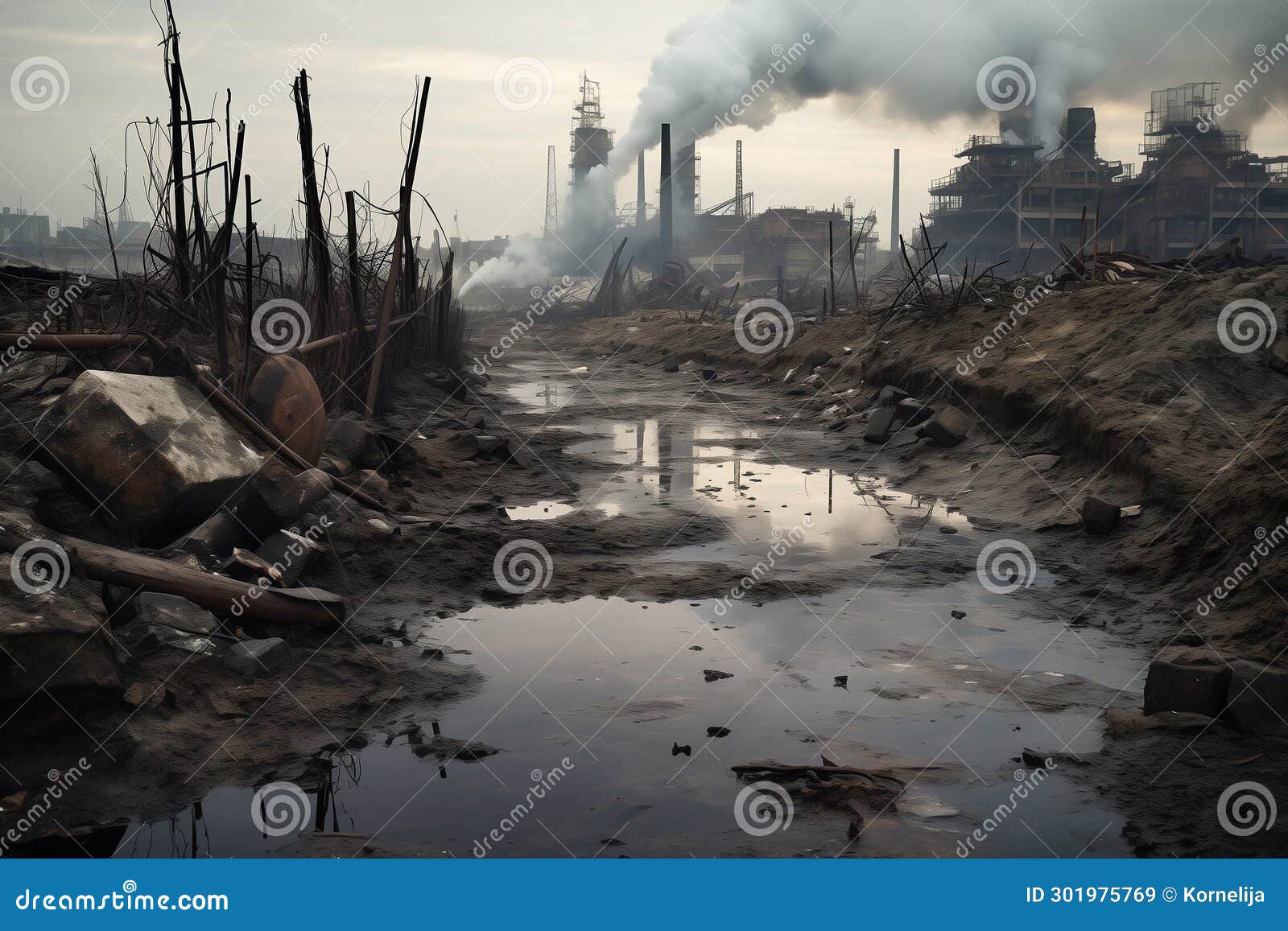 Environmental Disaster, Consequences Of Wars Royalty-Free Stock ...