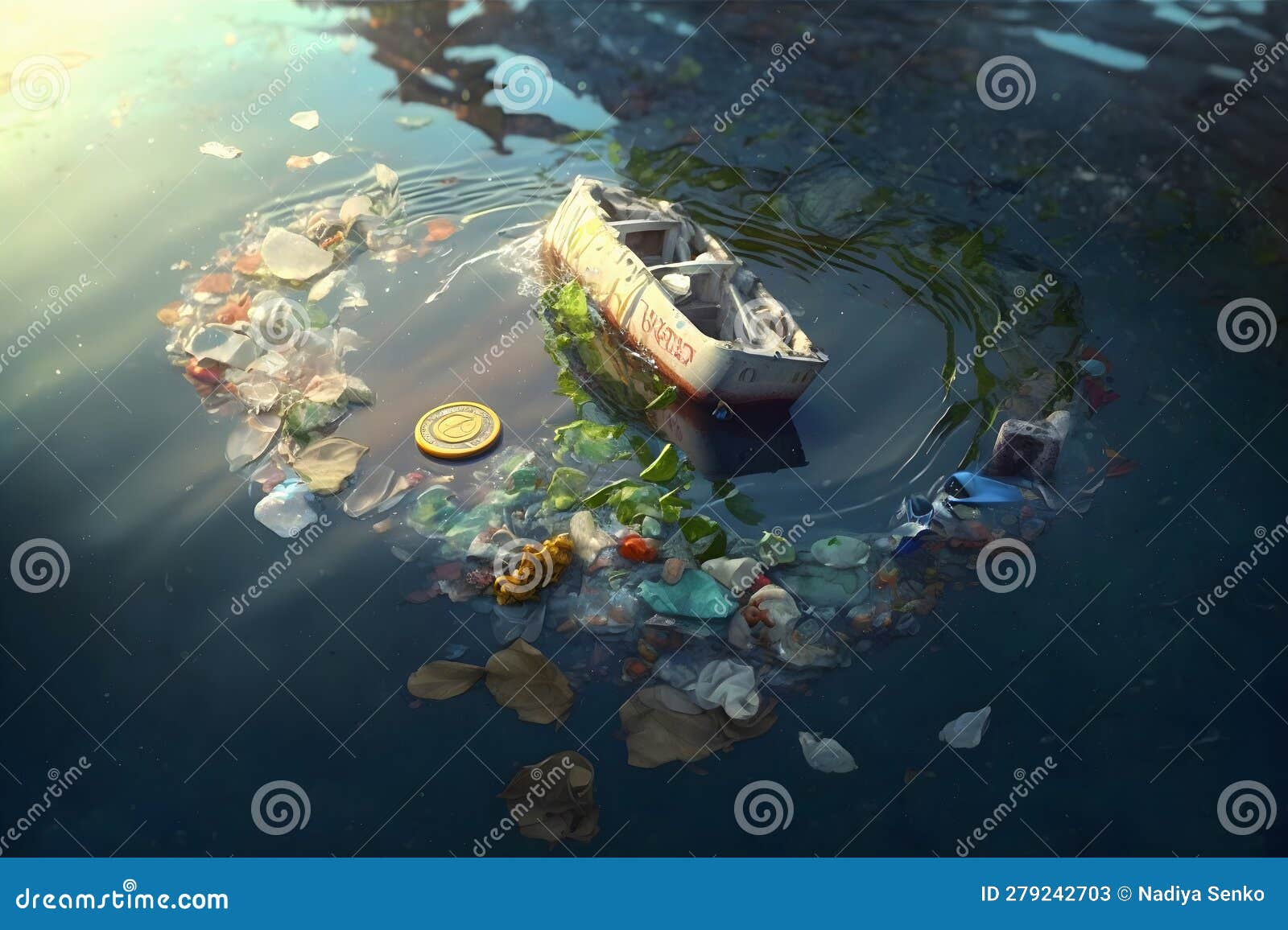 Environmental Disaster. Problem of Pollution of Rivers Stock ...