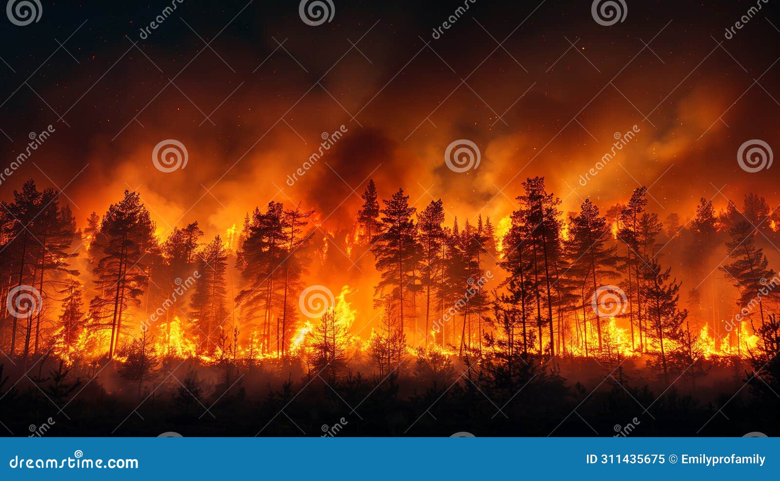Environmental Emergency: Forests Consumed by Flames, a Planet in Peril ...