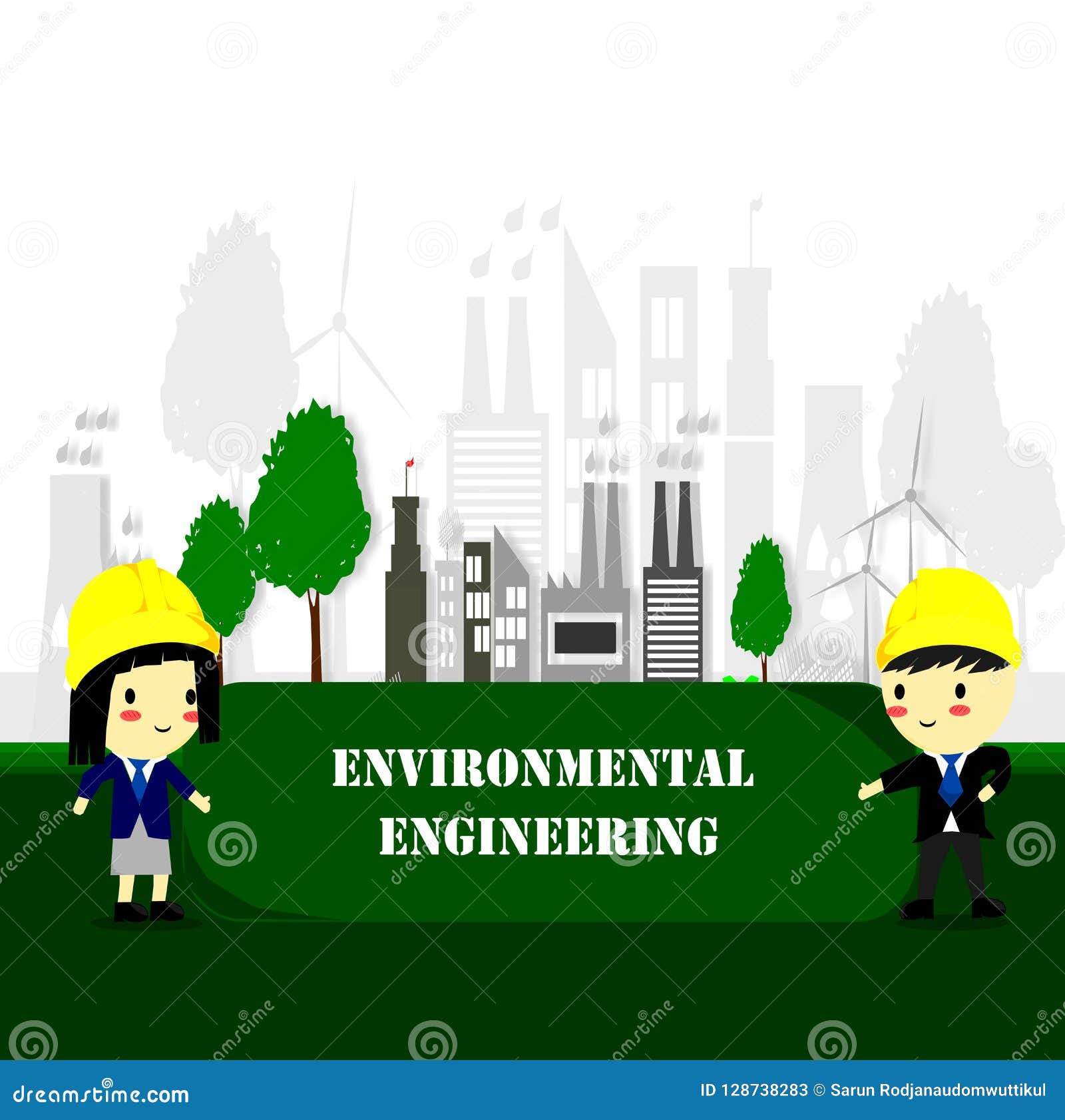 Sustainable Development Cartoon