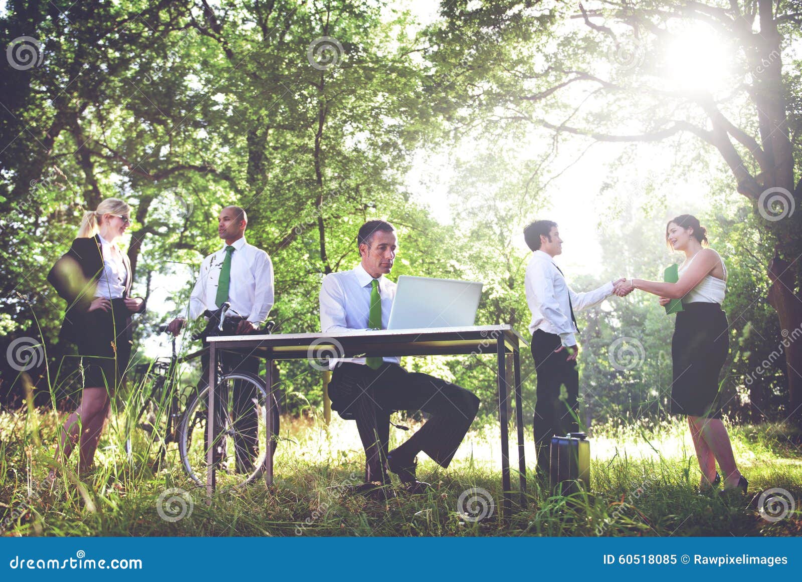 Environmental Friendly Business People Working Concept Stock Image ...