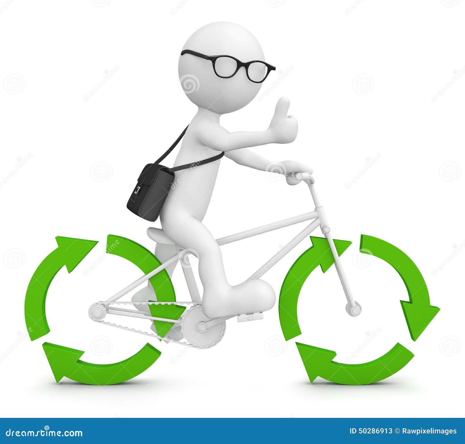 Environmental Friendly Recycle Arrow Green Concept Stock Illustration ...
