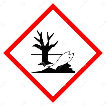Environmental Hazard Symbol Sign, Vector Illustration, Isolate on White ...
