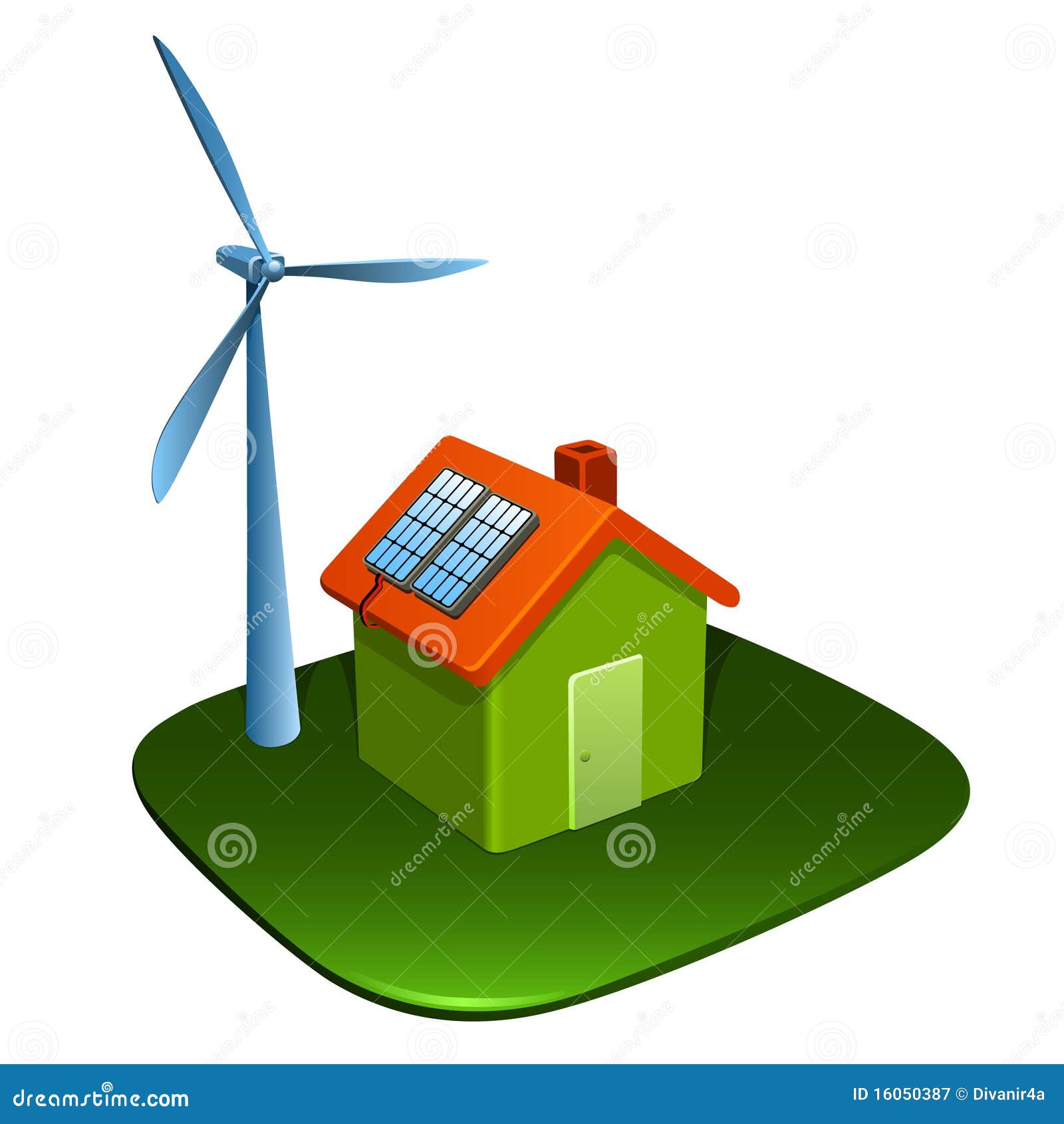 Environmental House Royalty-Free Stock Photo | CartoonDealer.com #15962817