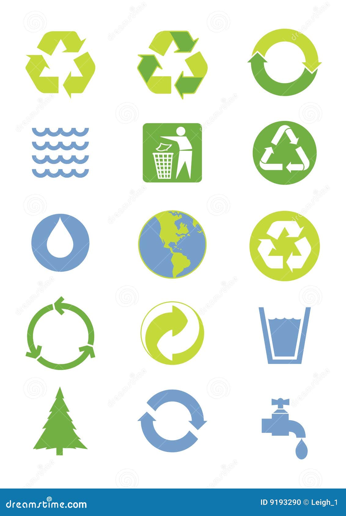 Environmental icons stock vector. Illustration of globe - 9193290
