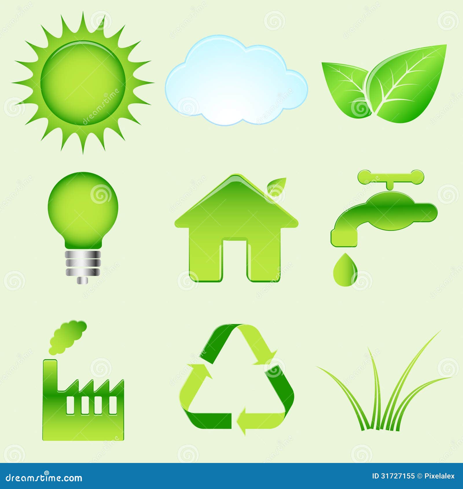 Environmental icons stock vector. Illustration of ecological - 31727155