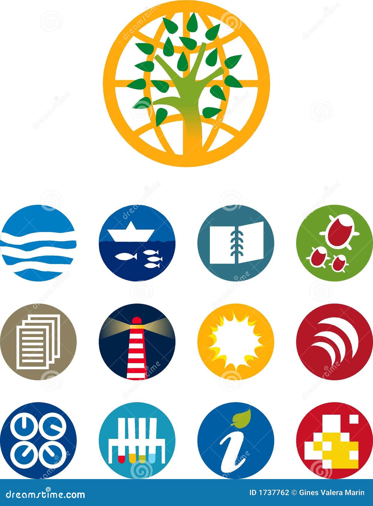 Environmental Icons (vector) Stock Vector - Illustration of icon, water ...