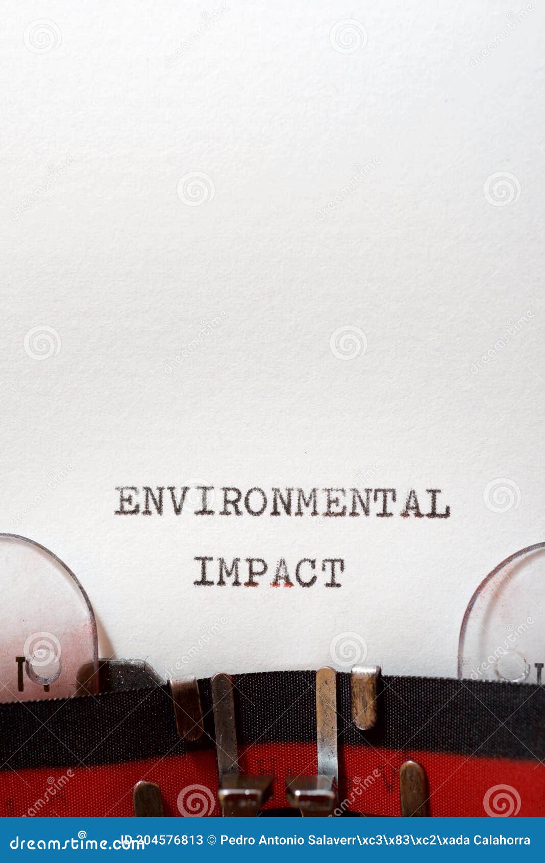 Environmental Impact Phrase Stock Image - Image of environmental, quote ...