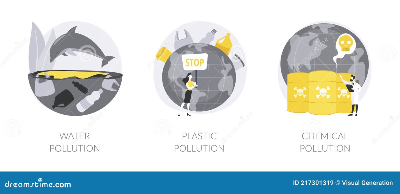 Environmental Issue Abstract Concept Vector Illustrations. Stock Vector ...