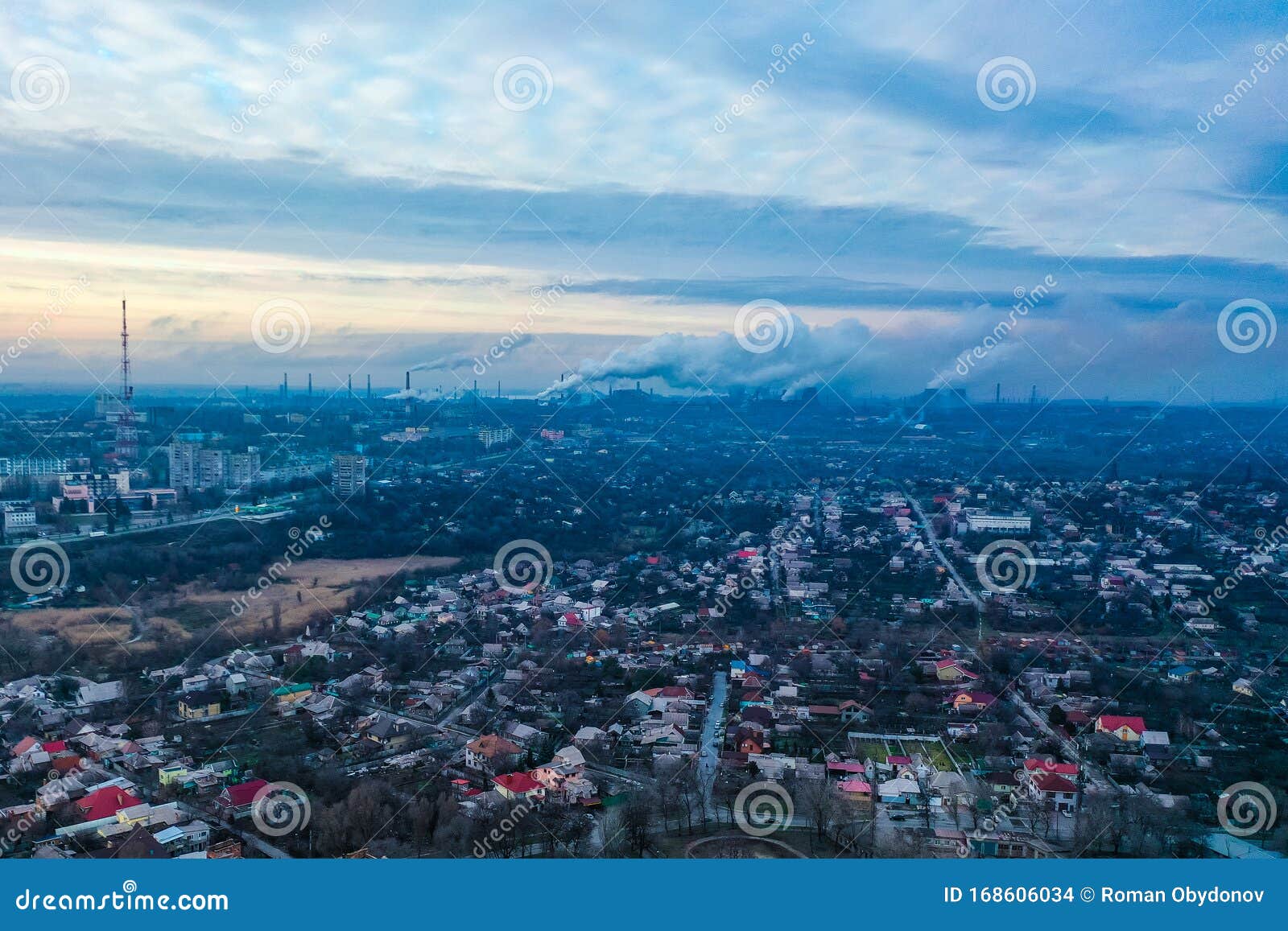 Environmental Issue in the City Stock Photo - Image of urban, smog ...