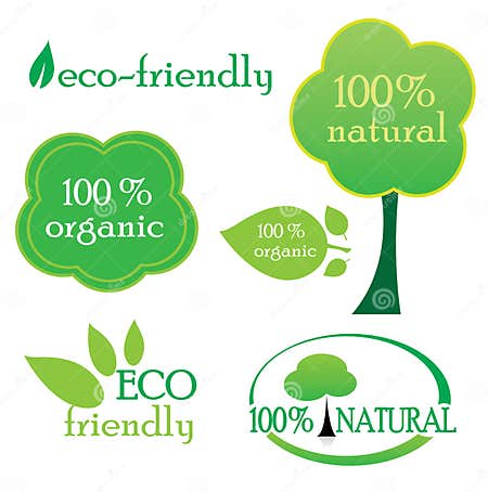 Environmental labels stock vector. Illustration of ecology - 22472464