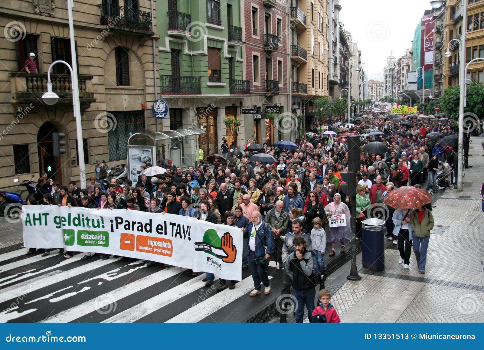 Environmental Manifestation Editorial Stock Photo - Image of herria ...