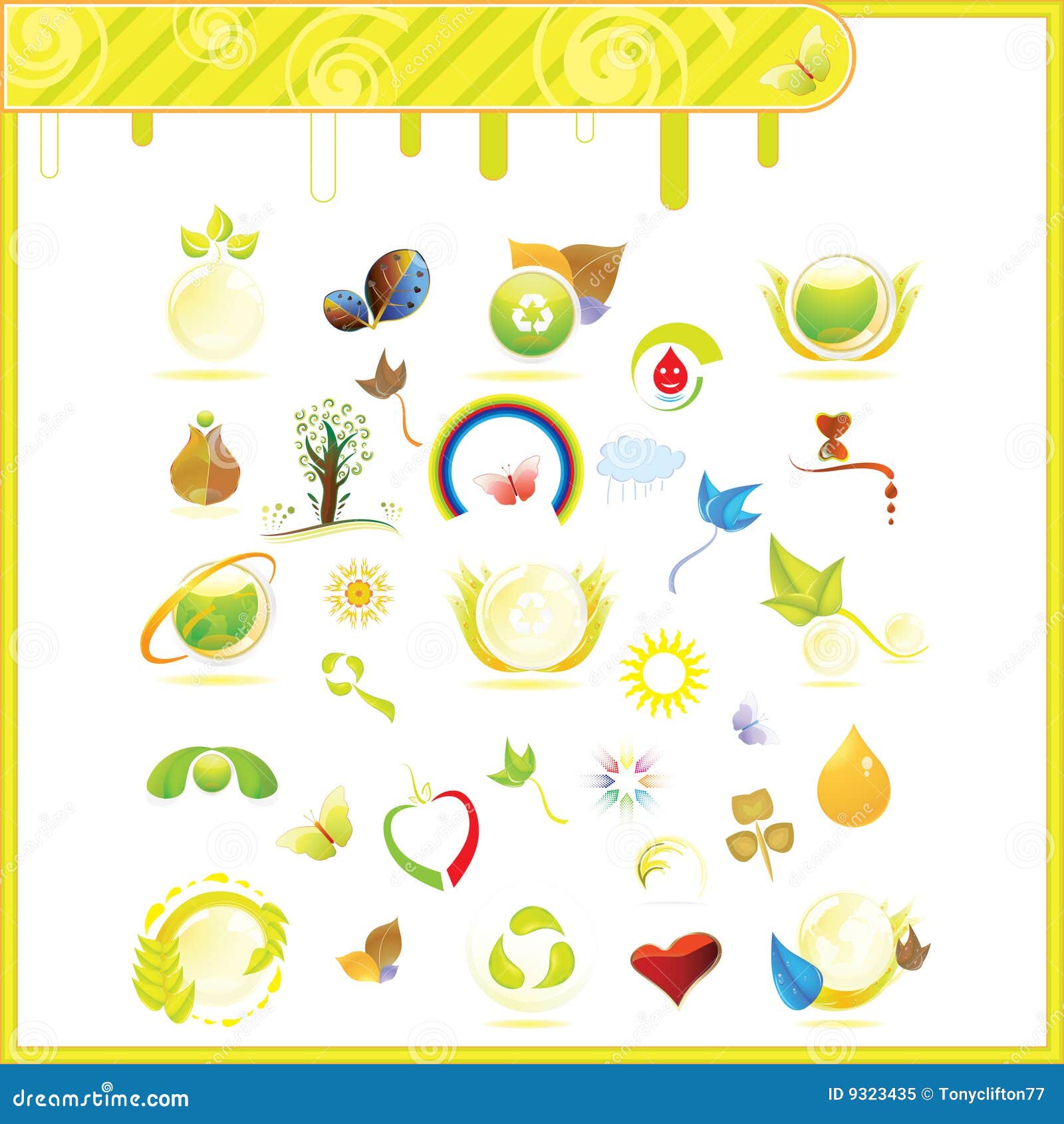 Nature Icon Logo Design Vector Illustrartion | CartoonDealer.com #130458608