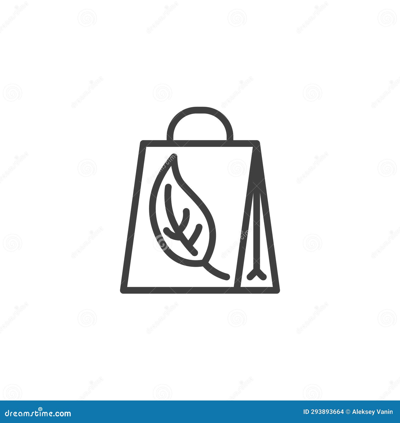 Environmental Packaging Line Icon Stock Illustration - Illustration of ...