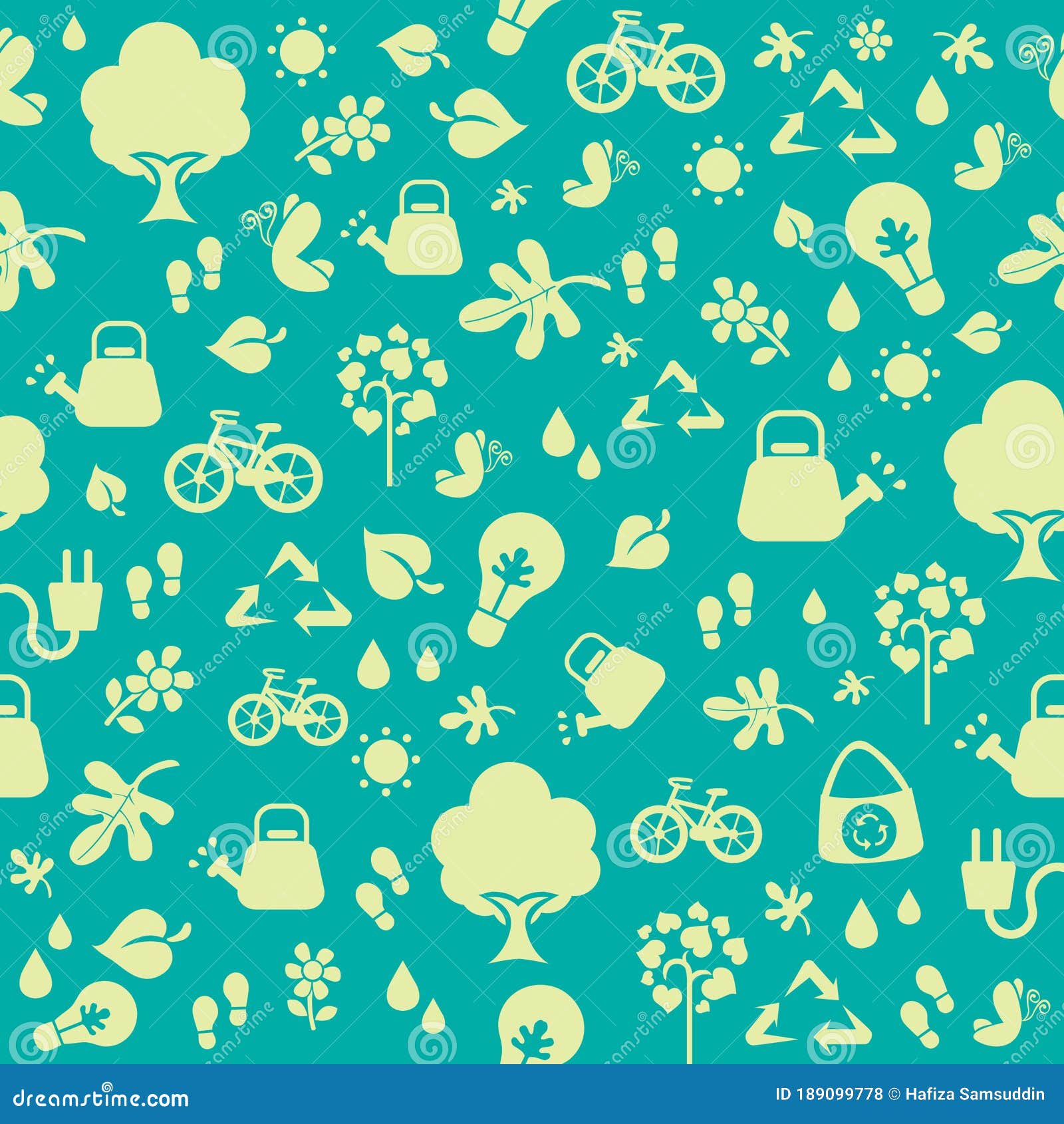 Environmental Pattern Background. Vector Illustration Decorative Design ...