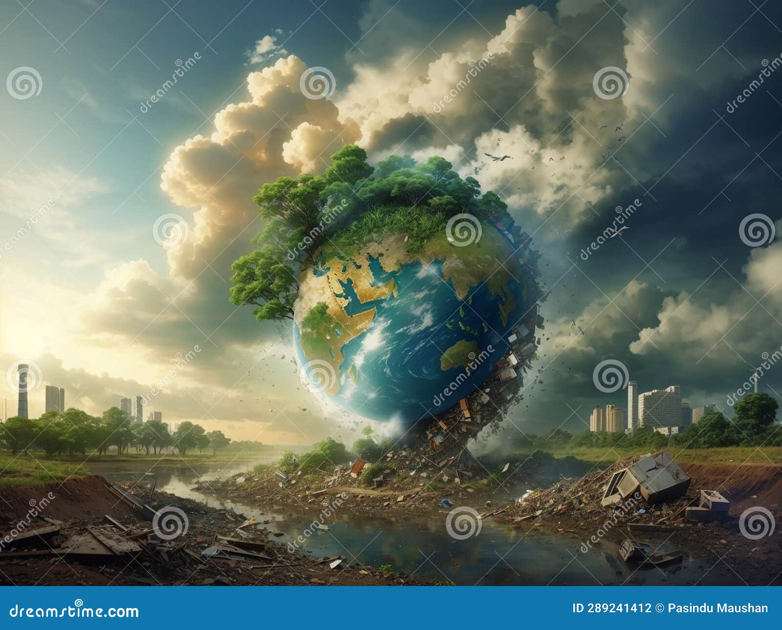 Devastated Landscapes Stock Illustrations – 39 Devastated Landscapes ...