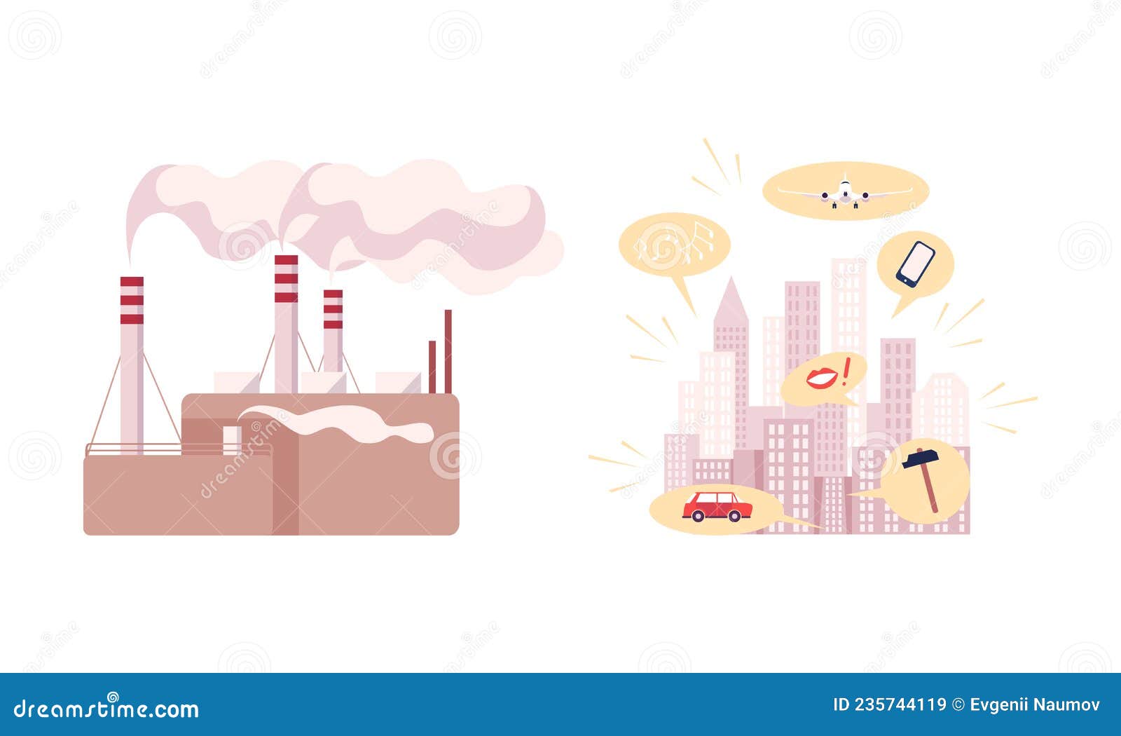 Urbanization. Vector Art | CartoonDealer.com #2103728