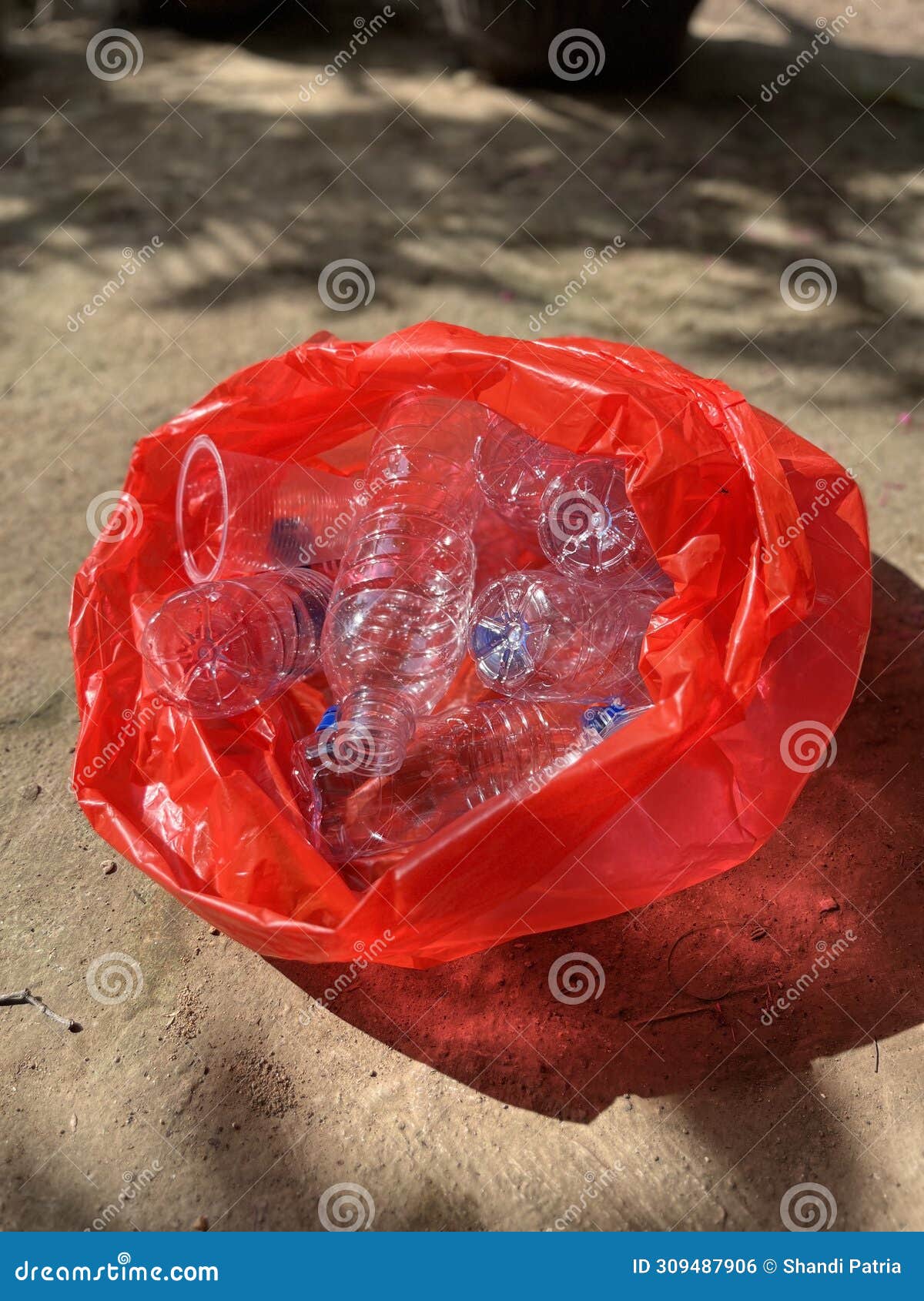 Environmental Pollution by Plastic Bottles Cause of Flooding Stock ...