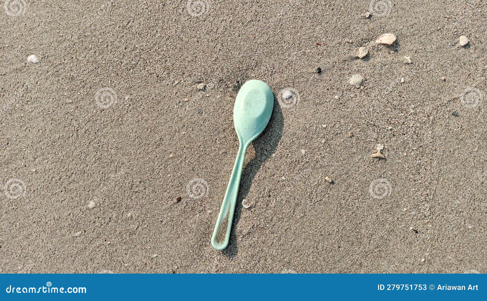 Environmental Pollution and Water Microplastic. Microplastic with Spoon ...