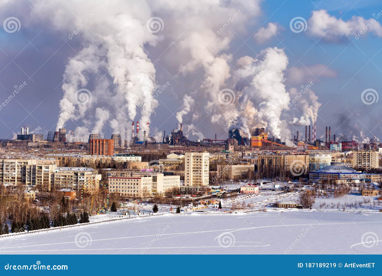 Environmental Problem of Environmental Pollution Stock Image - Image of ...