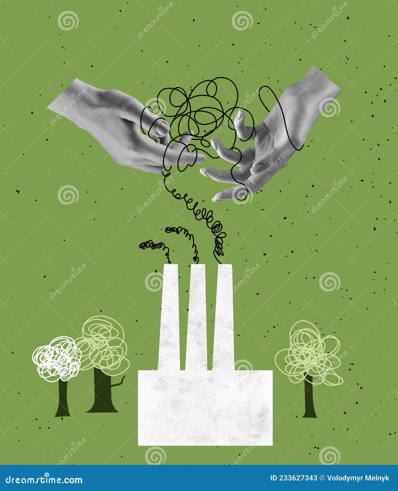 Contemporary Art Collage, Modern Creative Design. Idea, Inspiration ...