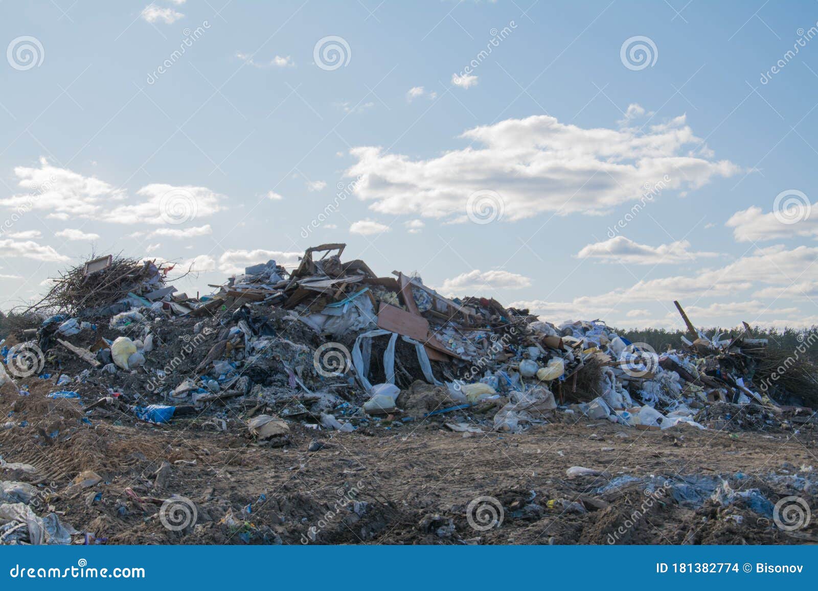 Environmental Problems City Waste Landscape Stock Photo - Image of ...