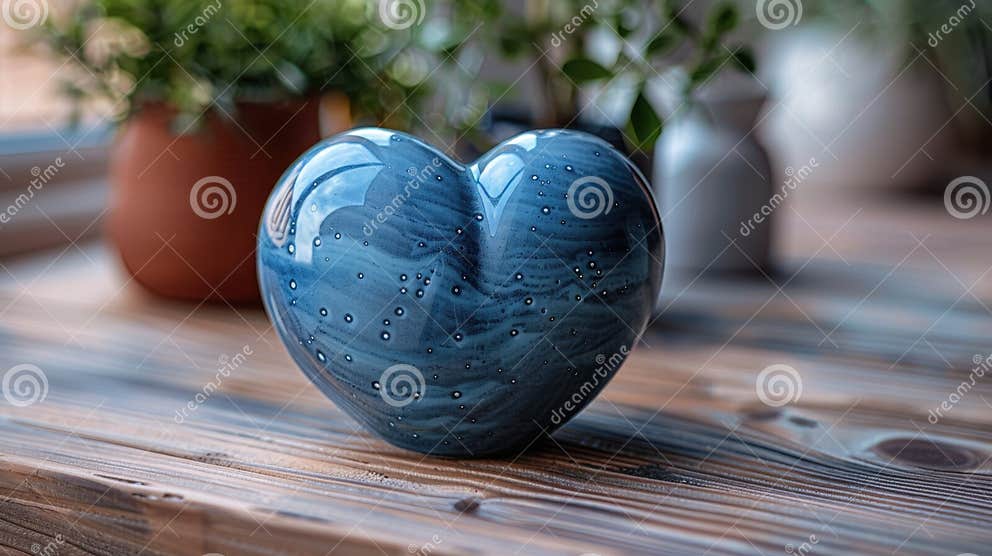 Environmental Problems, the Heart in Nature. Love and Peace Stock ...