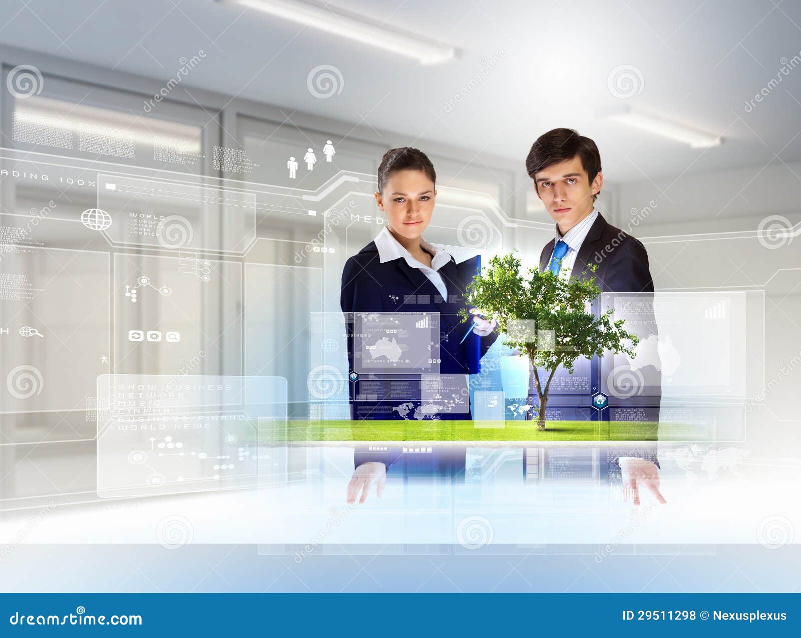 Environmental Problems and High-tech Innovations Stock Photo - Image of ...
