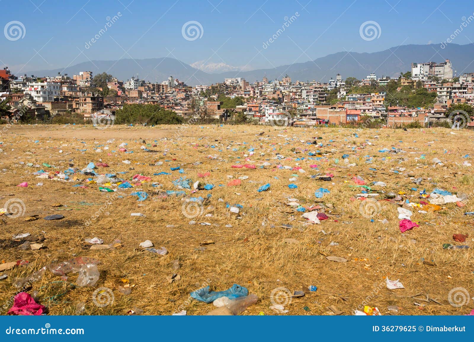 Environmental Problems in Kathmandu. Stock Image - Image of pollution ...