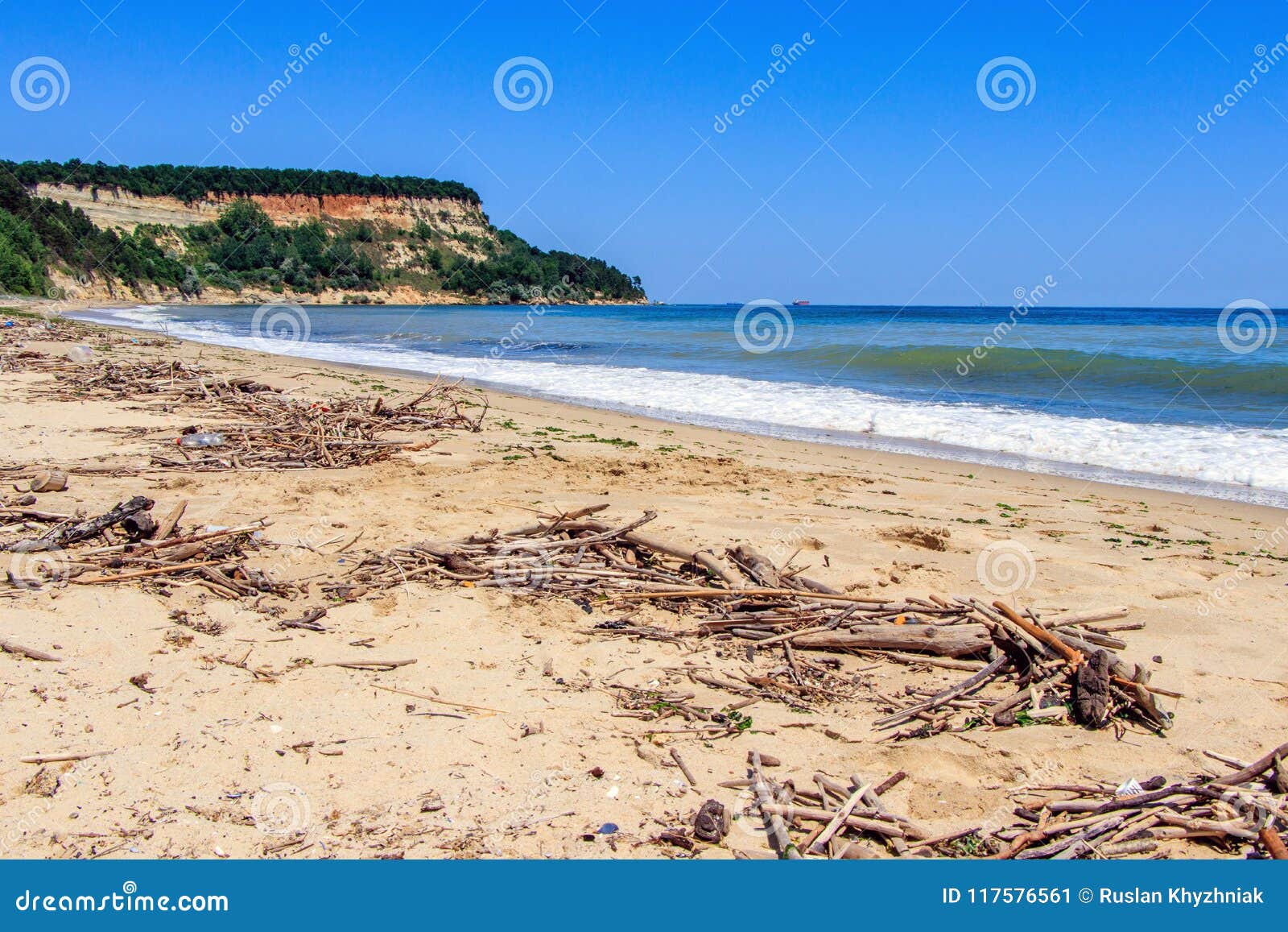 Environmental Problems of the Sea Stock Image - Image of island, dump ...