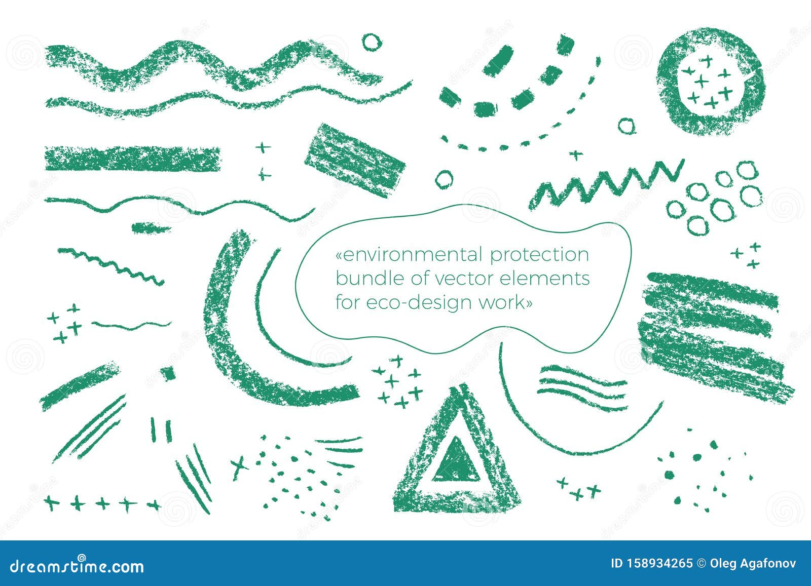 Environmental Protection Bundle of Vector Elements for Eco-design Work ...