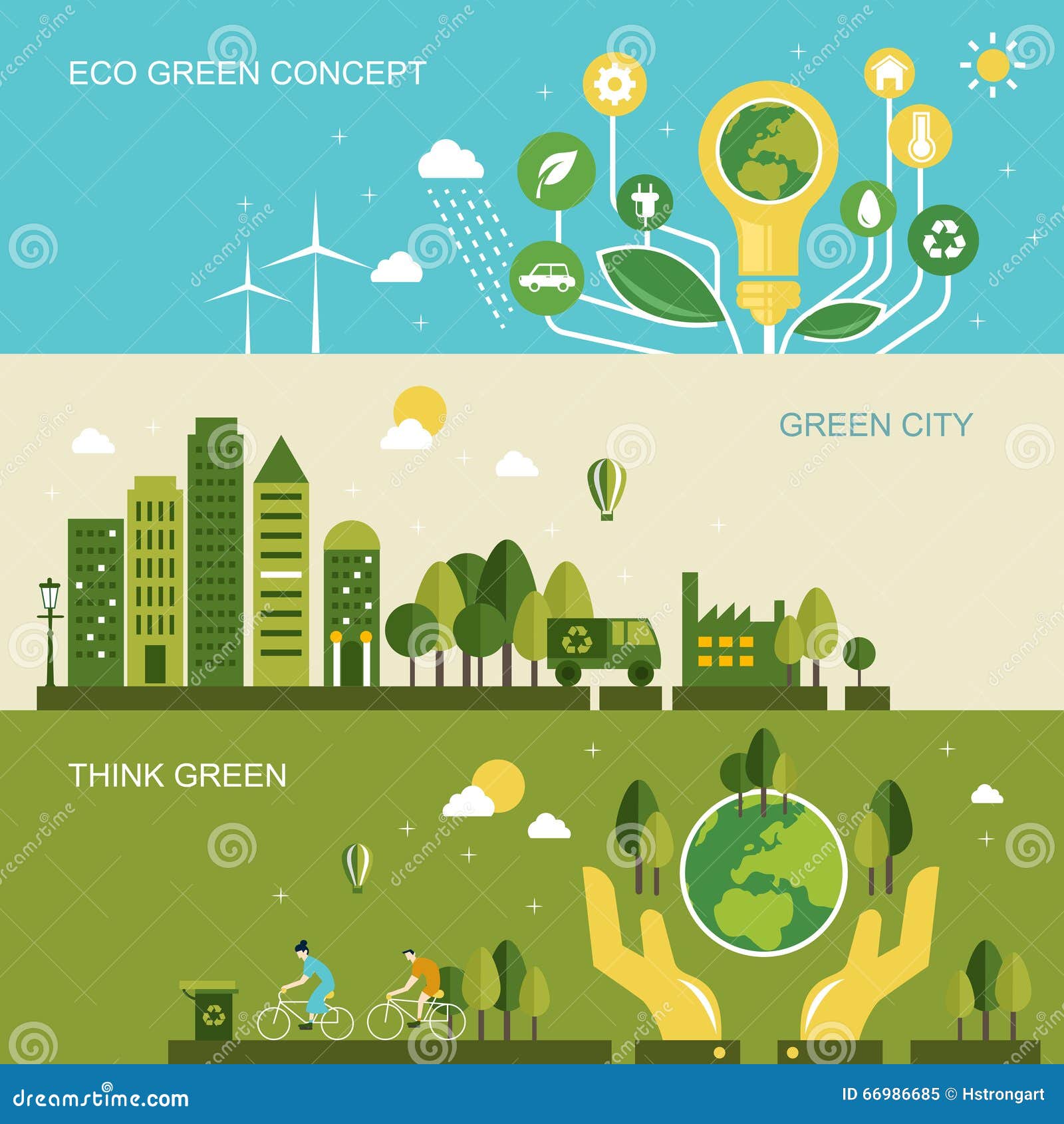 Environmental Protection Concept Stock Vector - Illustration of icon ...