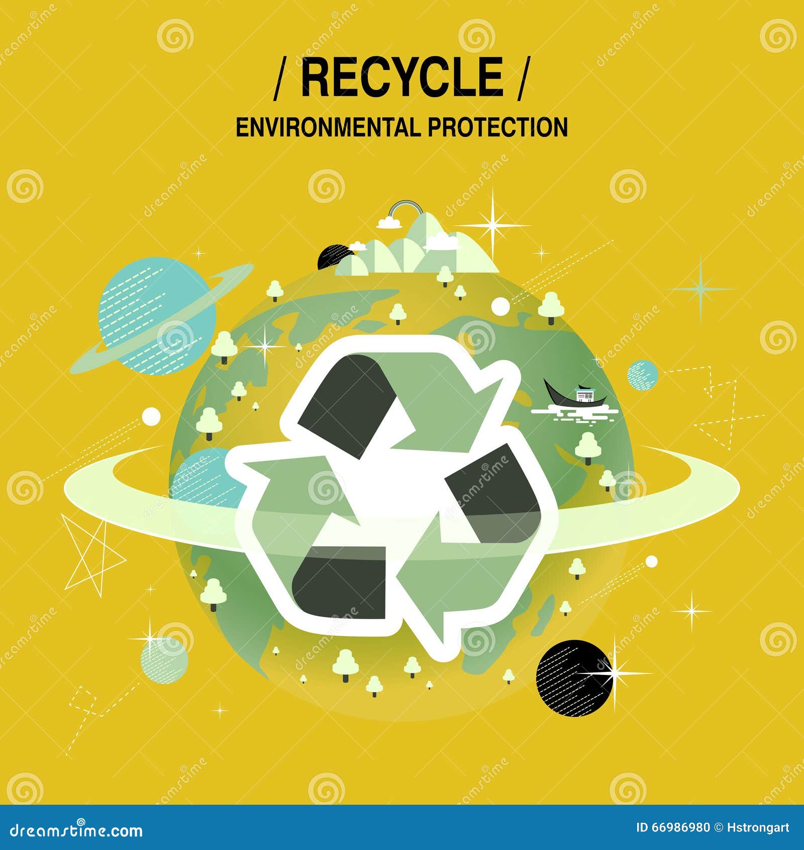 Environmental Protection Concept Stock Vector - Illustration of ...