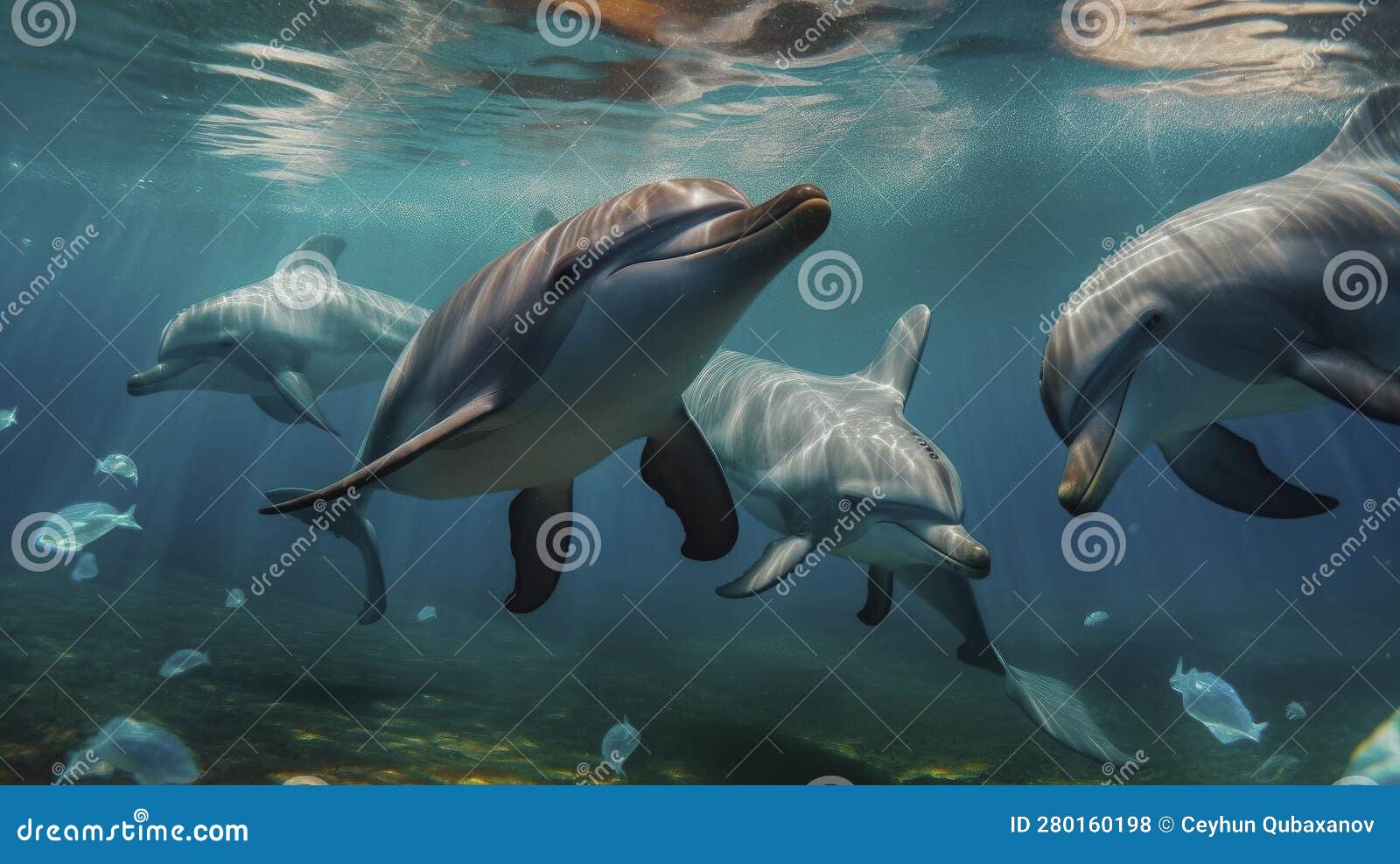 Environmental Protection, Dolphins among Plastic Bag, Ocean Pollution ...