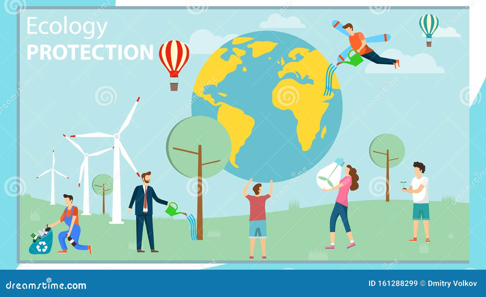 Environmental Protection. Ecology Protection Stock Vector ...