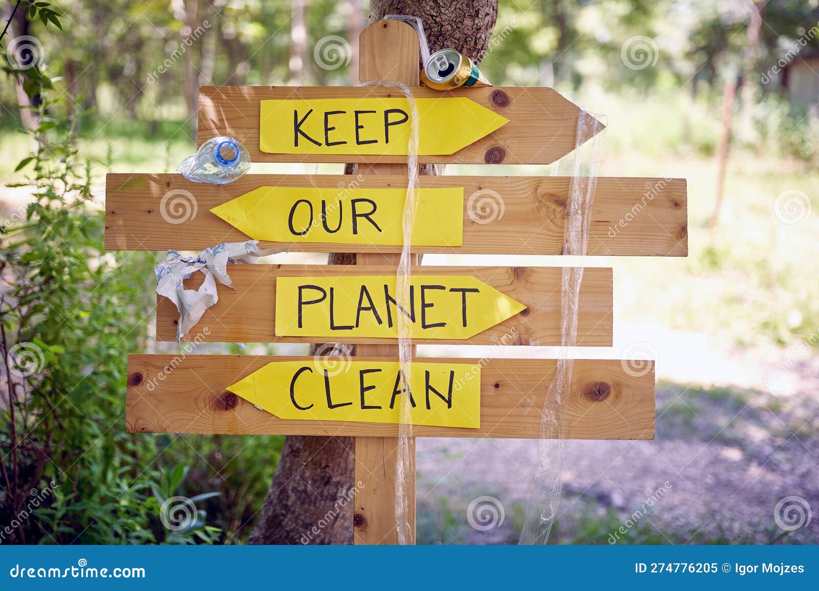 Environmental Protection and Planet Pollution.Sign To Keep Our Planet ...