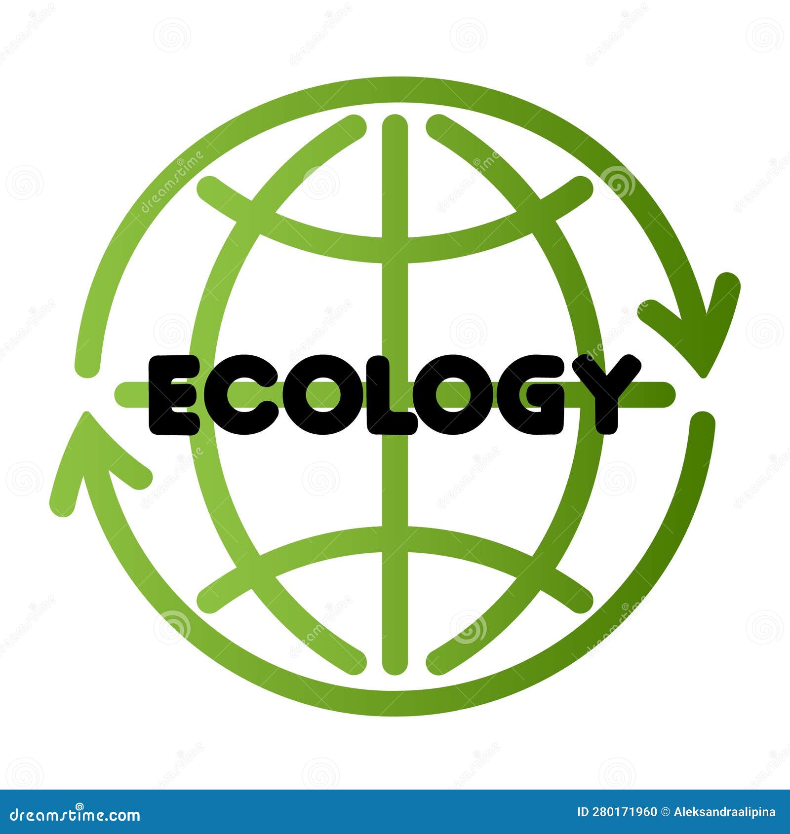Environmental Protection, Recycling. Earth Icon Stock Vector ...