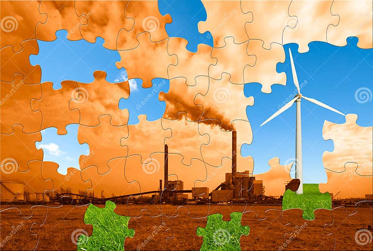 Environmental puzzle stock image. Image of generate, industry - 3247487