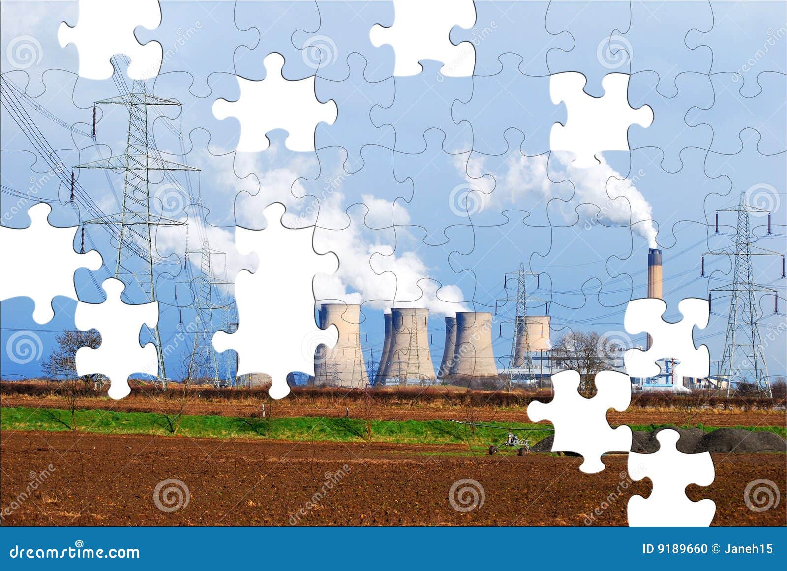 Environmental puzzle stock photo. Image of shapes, single - 9189660