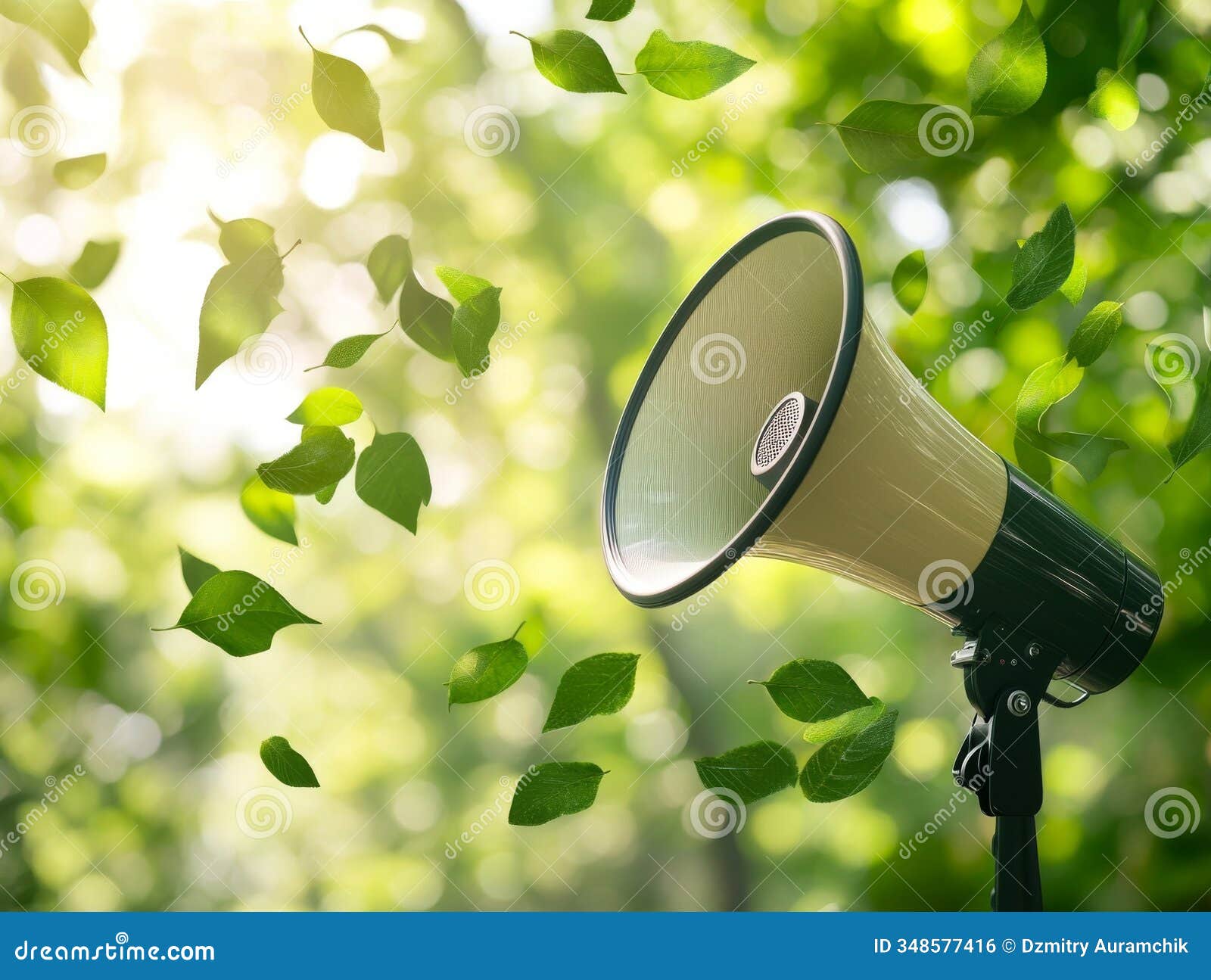 At the Environmental Rally, the Megaphone Stands for Climate Advocacy ...